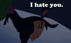 Emperor's New Groove Llama I Hate You GIF | GIFDB.com