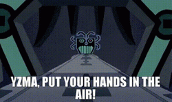 Emperor's New Groove Yzma And Kronk On Rollercoaster GIF | GIFDB.com