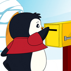 Empty Mail Box Pudgy Penguins GIF | GIFDB.com