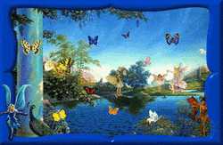 Enchanted Butterflies Painting GIF | GIFDB.com