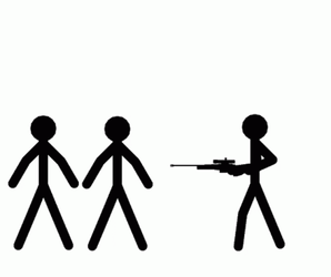 Bomb Grenade Stick Figure GIF | GIFDB.com