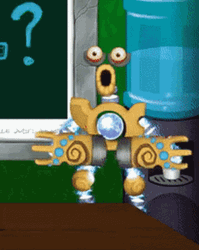 Epic Wubbox Leaving Shyly GIF | GIFDB.com