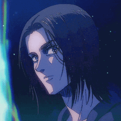 Eren Jaeger Anime Speaking To Someone GIF | GIFDB.com