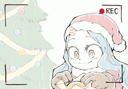 Eri My Hero Academia Christmas GIF | GIFDB.com