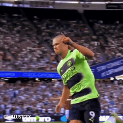 Erling Haaland Man City GIF | GIFDB.com