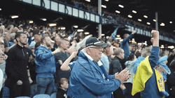 Everton Fc Celebrating Fans GIF | GIFDB.com
