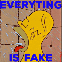 Everything Is Fake Homer Meme GIF | GIFDB.com