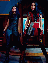 Evie Descendants Mal Dance Number GIF | GIFDB.com