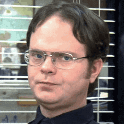 Evil Eye Smh Dwight The Office GIF | GIFDB.com