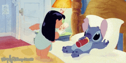 Experiment 626 Naughty Stitch Attacking Lilo GIF | GIFDB.com