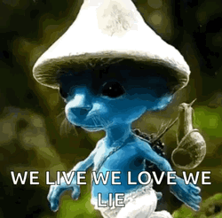 Explaining Life Smurf Cat Meme GIF | GIFDB.com