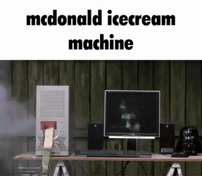 Explode Mcdonald Ice Cream Machine GIF | GIFDB.com