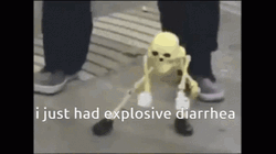 Explosive Diarrhea Skeleton Dancing GIF | GIFDB.com