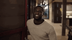 Fake Smile Kevin Hart Surprised GIF | GIFDB.com