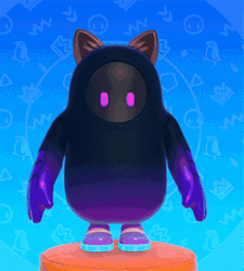 Fall Guys Kitty Cat Waving GIF | GIFDB.com