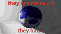 Falling Ball They See Me Rollin GIF | GIFDB.com