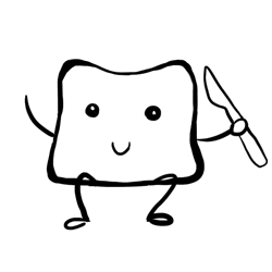 Falling Jello Spread Sad Toast GIF | GIFDB.com