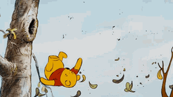 Falling Winnie The Pooh GIF | GIFDB.com