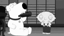 Family Drunk Stewie Wheres My Money Dancing Brian GIF | GIFDB.com