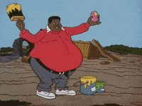 Fat Albert Being Creative With Paint GIF | GIFDB.com