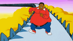 Fat Albert Running On A Trail GIF | GIFDB.com