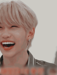 Felix Stray Kids Cute Laughing GIF | GIFDB.com