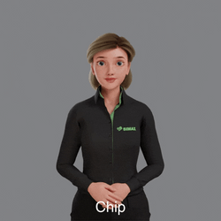 Female Avatar Chip Sign Language GIF | GIFDB.com