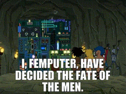 Femputer Decided The Fate Of The Men GIF | GIFDB.com