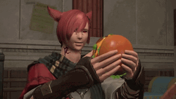 Ffxiv Eating Big Burger Yum GIF | GIFDB.com