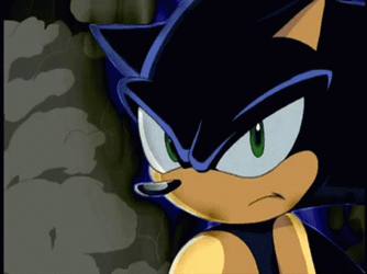 Sonic The Hedgehog Penetrating Eyes Super Sonic GIF | GIFDB.com