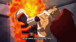 Fiery Endeavor Hero Academia GIF | GIFDB.com