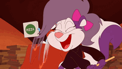 Fifi La Fume Waving Checkered Flag GIF | GIFDB.com