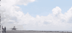 Fighter Jet Takes Off Airport Runway GIF | GIFDB.com