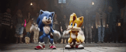 Film Sonic The Hedgehog Break Dancing With Tails GIF | GIFDB.com