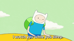 Finn Always Watching While You Sleep GIF | GIFDB.com