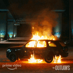 Fire Car Destroy Evidence The Outlaws GIF | GIFDB.com