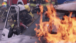 Fire Extinguisher For Car Burning GIF | GIFDB.com