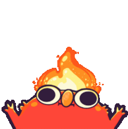 Fire Sticker GIF | GIFDB.com