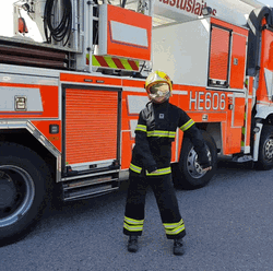 Firefighter Dance Floss GIF | GIFDB.com