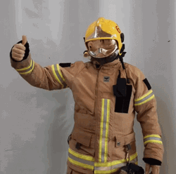 Firefighter Thumbs Up GIF | GIFDB.com