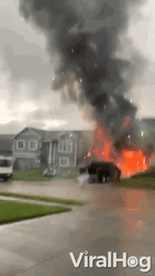 Fireworks Fail Set House On Fire GIF | GIFDB.com