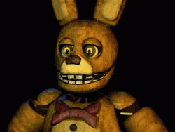 Five Nights At Freddy's Shocked Springbonnie GIF | GIFDB.com