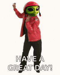 Flat Mars Alien Dancing Greet Day GIF | GIFDB.com
