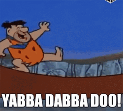 Flintstone Car Yabba Dabba Doo GIF | GIFDB.com