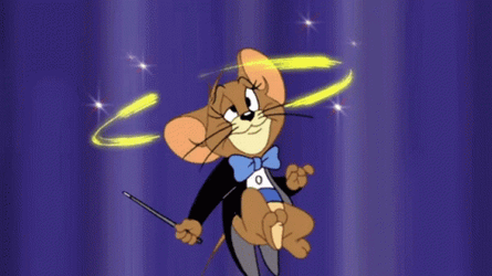 Floating Jerry Mouse Seeing Stars GIF | GIFDB.com