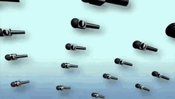 Floating Mic Aesthetic Minimalist GIF | GIFDB.com