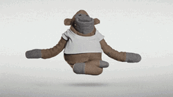 Floating Monkey Puppet Im Chill GIF | GIFDB.com