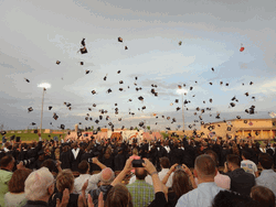 Flying Graduation Hats GIF | GIFDB.com