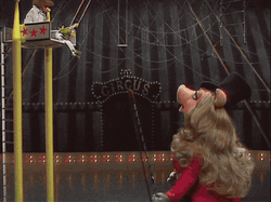 Flying Trapeze Falling On Ground Kermit The Frog GIF | GIFDB.com