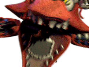 Fnaf Withered Foxy Sticker GIF | GIFDB.com